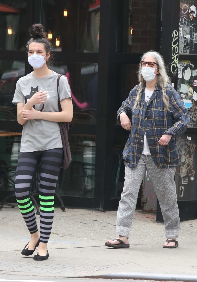 Patti Smith in a Black Flip-Flops Was Seen Out with Her Daughter Jesse ...
