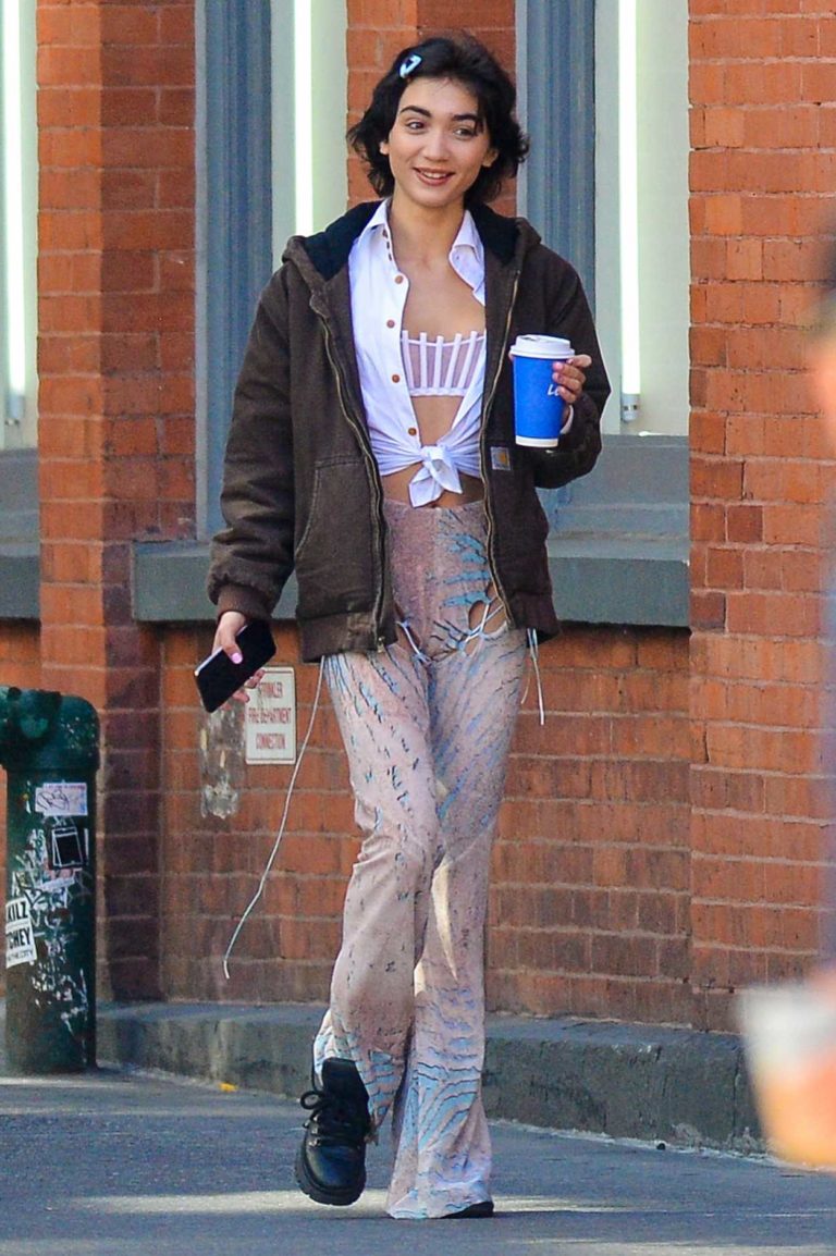 Rowan Blanchard in a Brown Carhartt Jacket Was Seen Out in New York ...